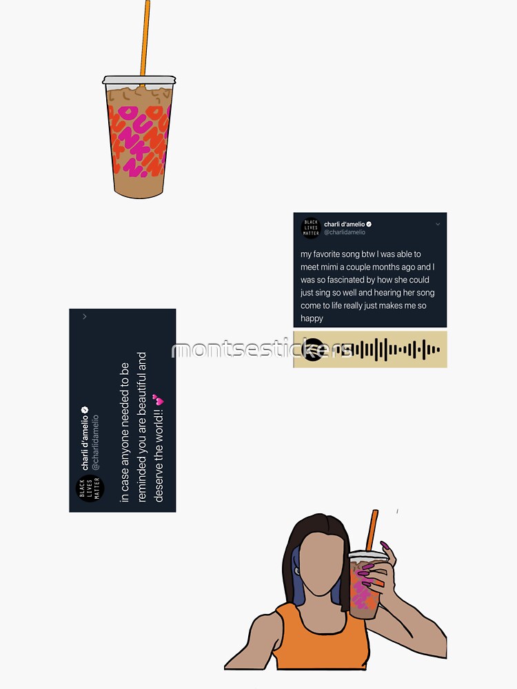 "Charli Sticker Bundle" Sticker for Sale by montsestickers | Redbubble