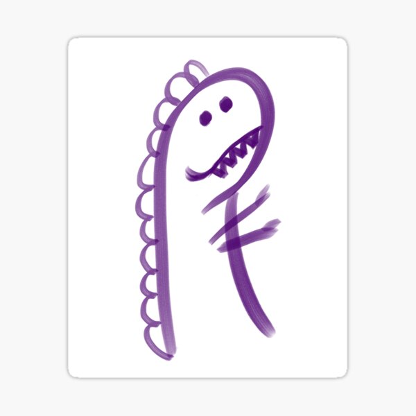 "baz-osaurus " Sticker for Sale by honeyedhuffpuff | Redbubble