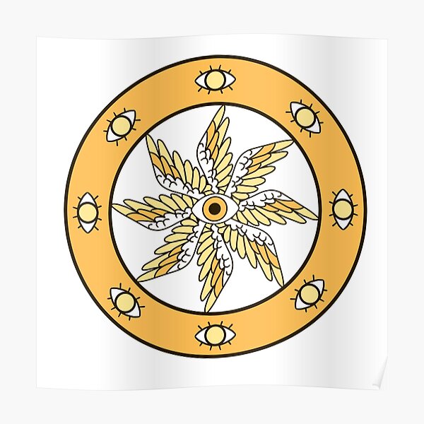"Golden Ophanim" Poster by Skystreak279 | Redbubble