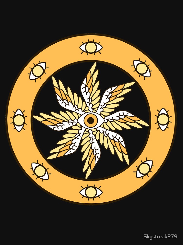 "Golden Ophanim" T-shirt for Sale by Skystreak279 | Redbubble ...