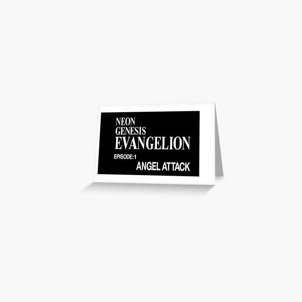 "Evangelion Title Episode 1" Greeting Card for Sale by iamhaise | Redbubble