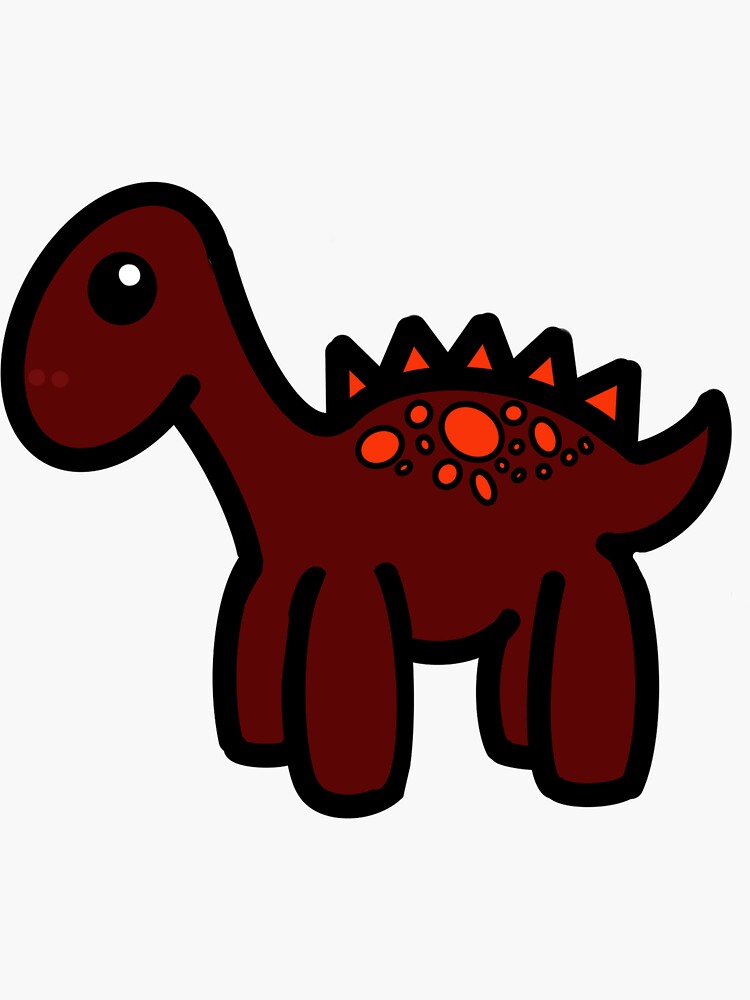 "Derpy Dinosaur" Sticker for Sale by imgpine610 | Redbubble