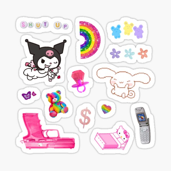 Cyber Y2k Stickers | Redbubble