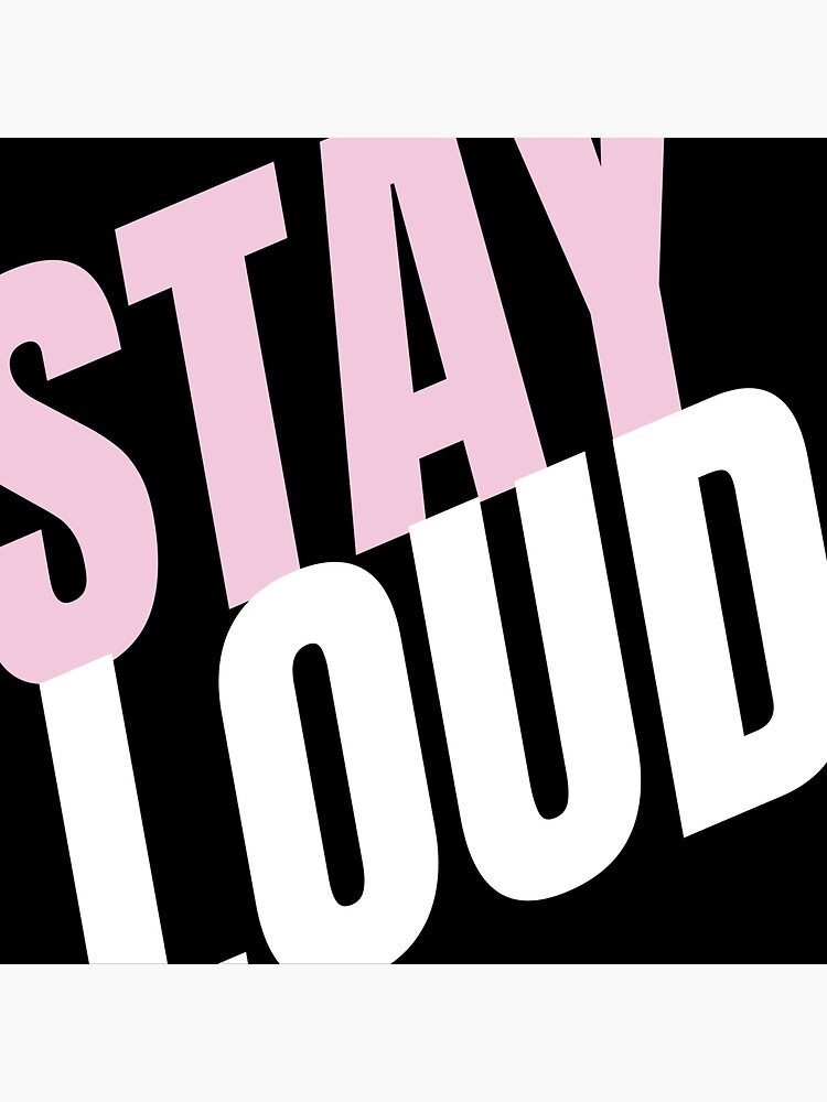 "STAY LOUD, ACTIVIST" Sticker by leahjuliett | Redbubble