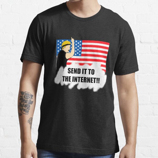 "Send it to the Internet Cobra Kai Johnny Lawrence USA" T-shirt for ...