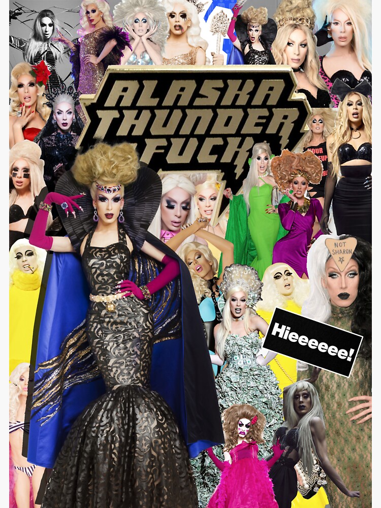 "Alaska 5000 Collage" Sticker for Sale by ahsfanjh | Redbubble