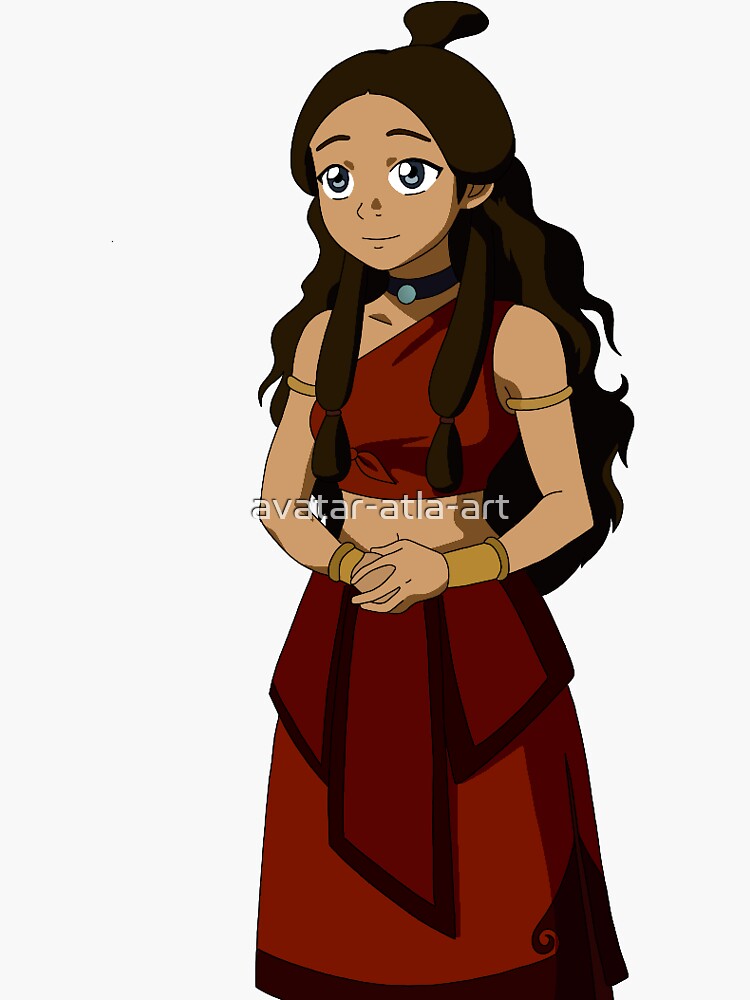 "Katara - Fire Nation Clothes (Avatar the Last Airbender)" Sticker by ...