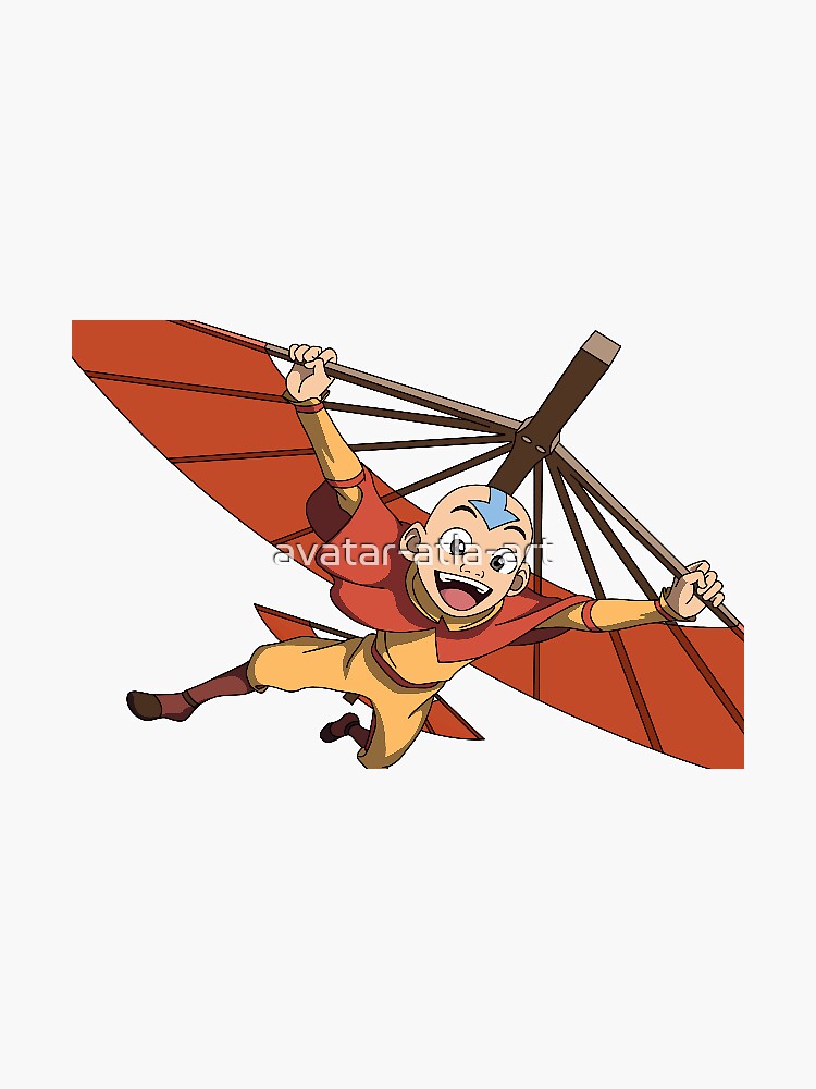 "Avatar Aang (Avatar the Last Airbender)" Sticker for Sale by avatar ...