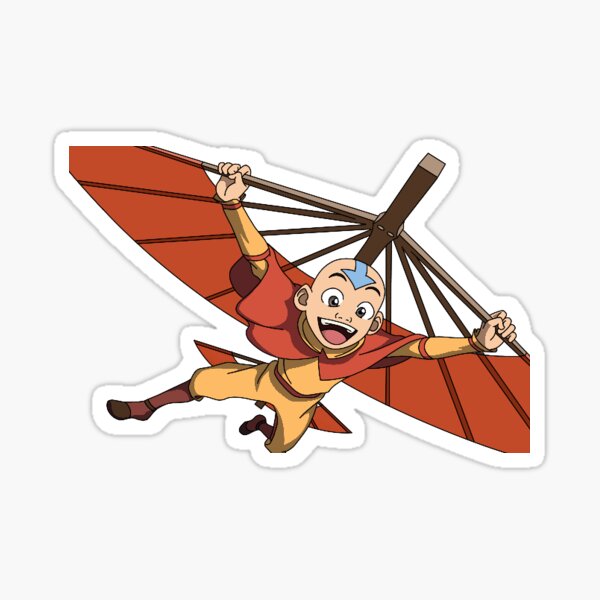 "Avatar Aang (Avatar the Last Airbender)" Sticker for Sale by avatar ...