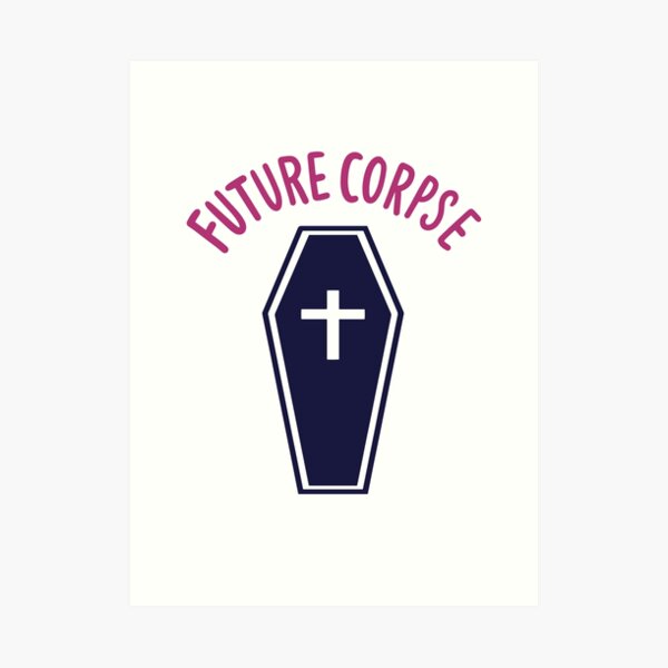 "Future Corpse | Pastel Goth & Kawaii or Vaporwave Aesthetic" Art Print ...