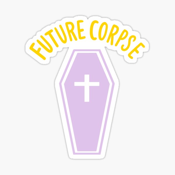 "Future Corpse | Pastel Goth & Kawaii or Vaporwave Aesthetic" Sticker ...
