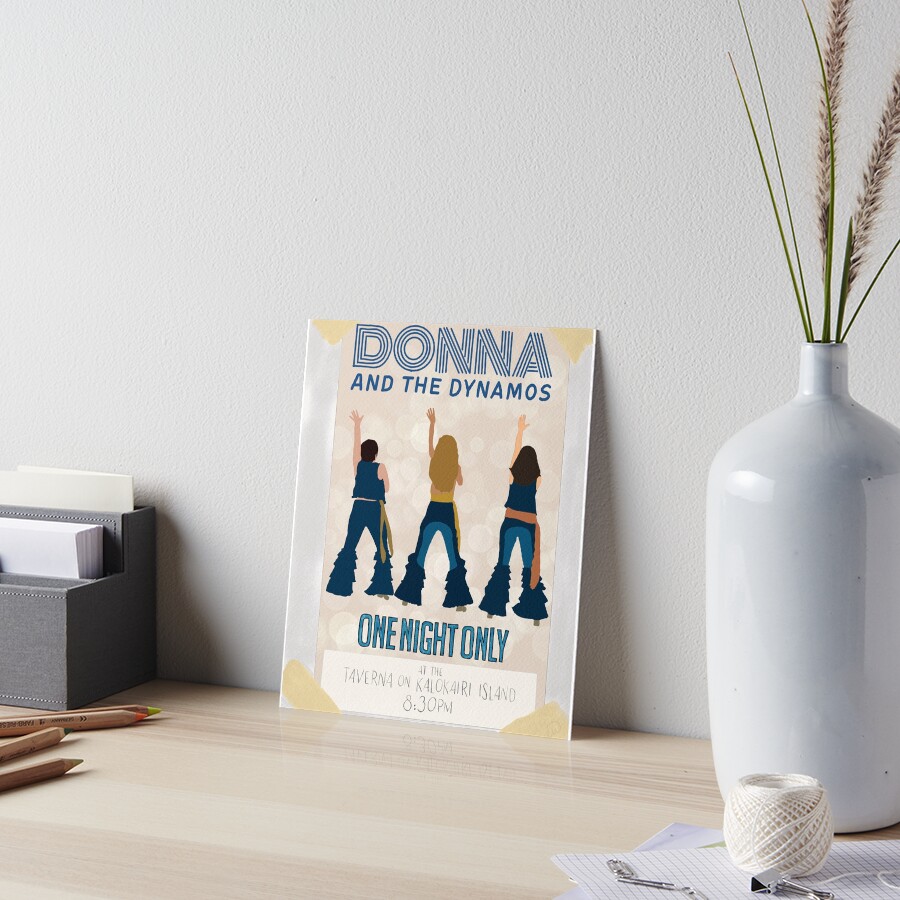 "Donna & The Dynamos" Poster for Sale by LauraMichelleW | Redbubble