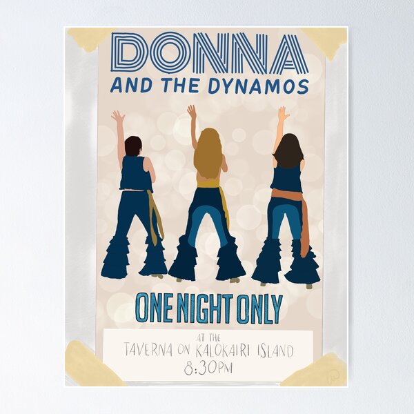 "Donna & The Dynamos" Poster for Sale by LauraMichelleW | Redbubble