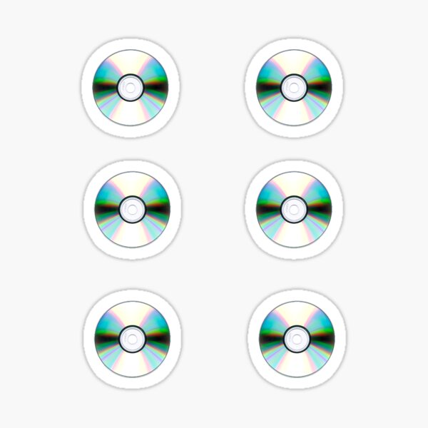 "CD sticker pack" Sticker for Sale by pecoandpoco | Redbubble