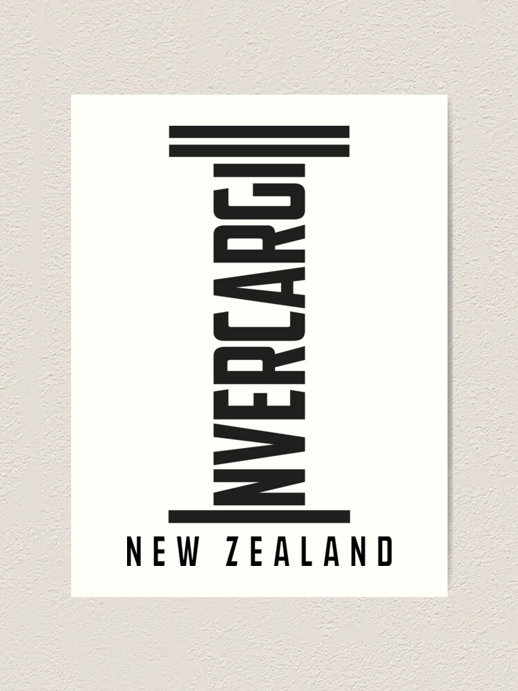 "Invercargill, New Zealand" Art Print for Sale by Kiwidom | Redbubble