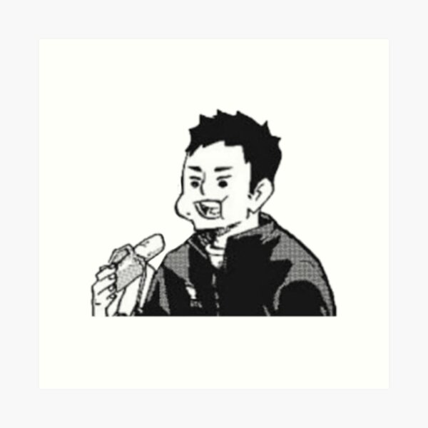 "Daichi Sawamura Manga" Art Print by aesthetictsukki | Redbubble