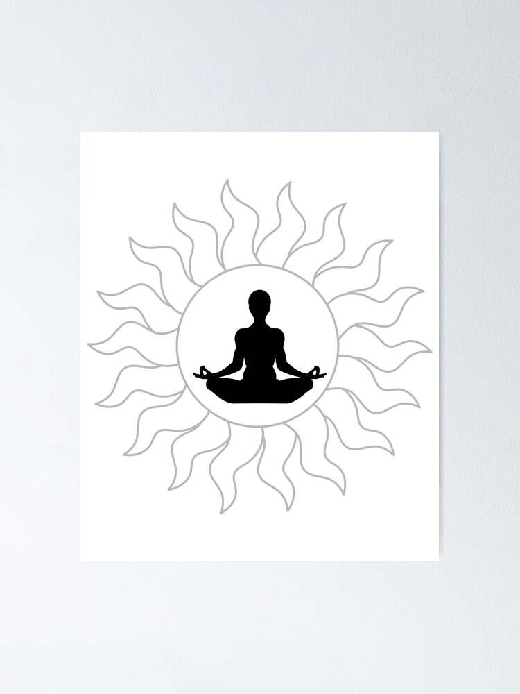 "Yoga Zen Zone Art" Poster for Sale by thecolor-theory | Redbubble