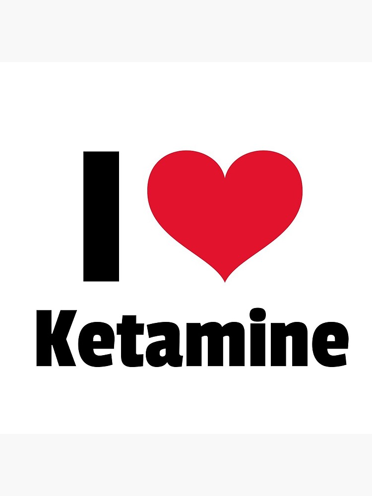 "I Love Ketamine" Pin for Sale by HugsOnDrugs | Redbubble