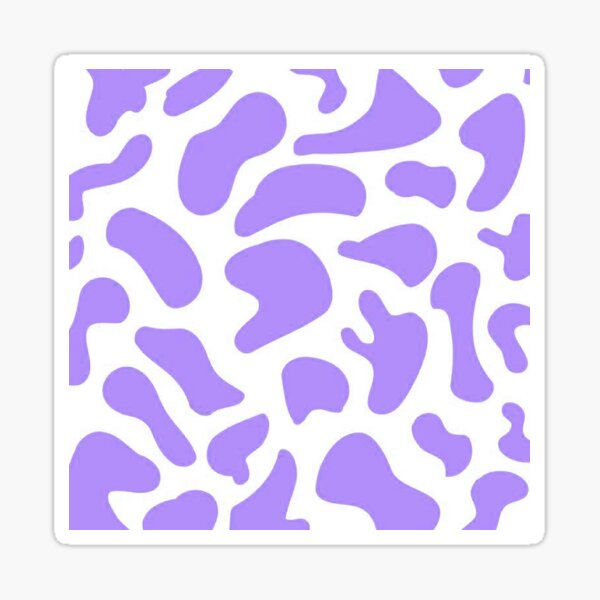 "Cow print moo" Sticker by Pratyasha | Redbubble