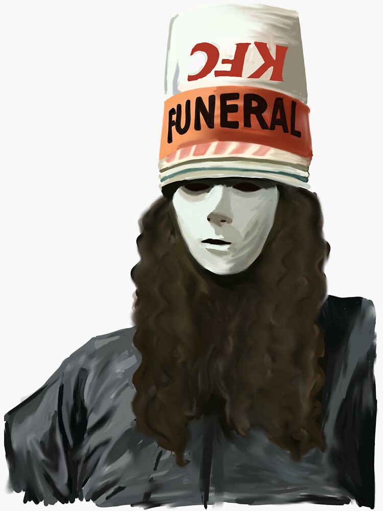 "buckethead" Sticker for Sale by Halahalabi | Redbubble