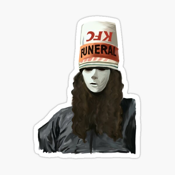 "buckethead" Sticker for Sale by Halahalabi | Redbubble