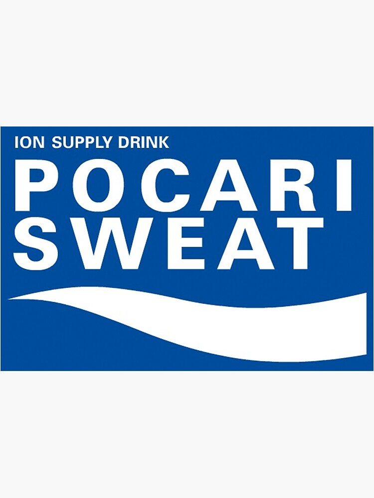 "Pocari Sweat" Sticker for Sale by Fraudulent-Meme | Redbubble