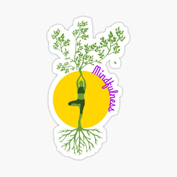 "Mindfulness" Sticker for Sale by ZenM0de | Redbubble