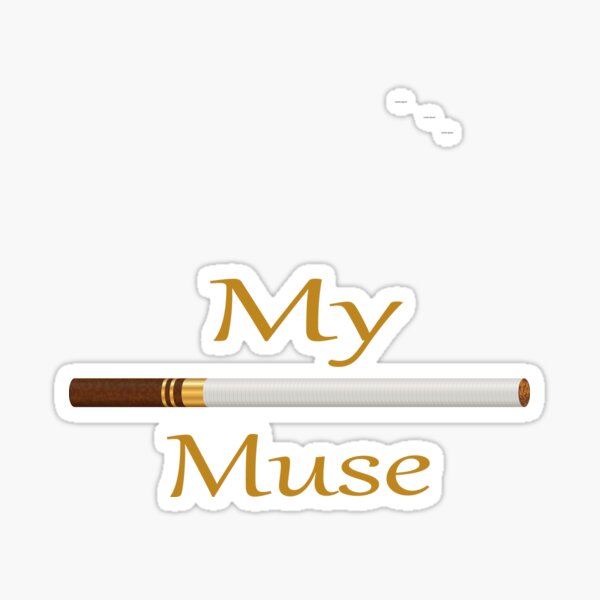 "my muse" Sticker for Sale by toulaly | Redbubble
