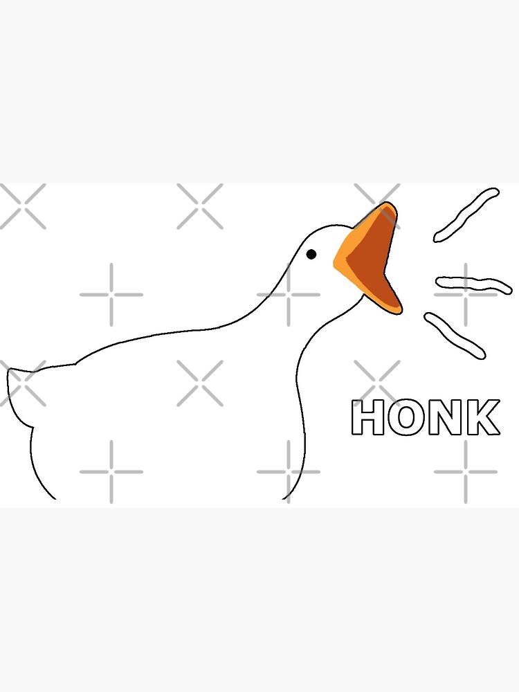 "Honk Angry Goose Meme" Art Print by CurbsideDeli | Redbubble