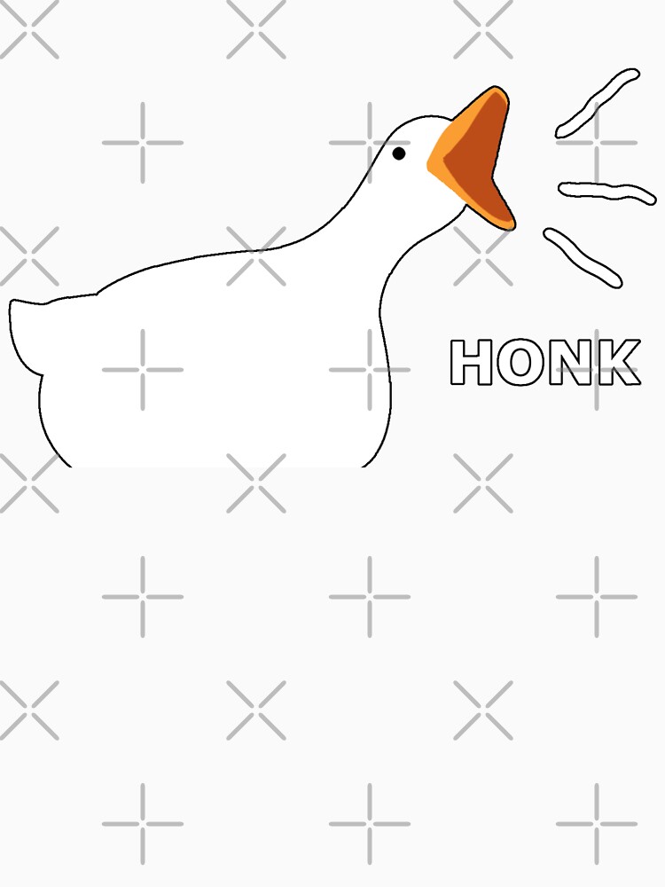 "Honk Angry Goose Meme" T-shirt for Sale by CurbsideDeli | Redbubble ...