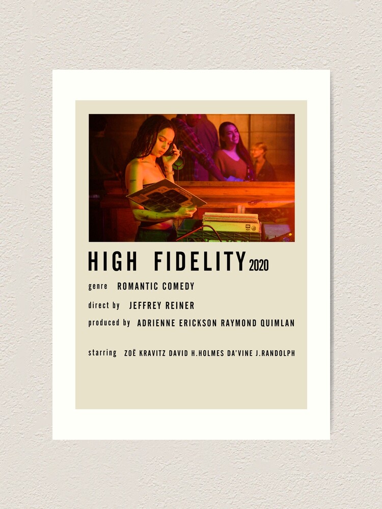 "High Fidelity (2020) Poster" Art Print by NBorrego | Redbubble