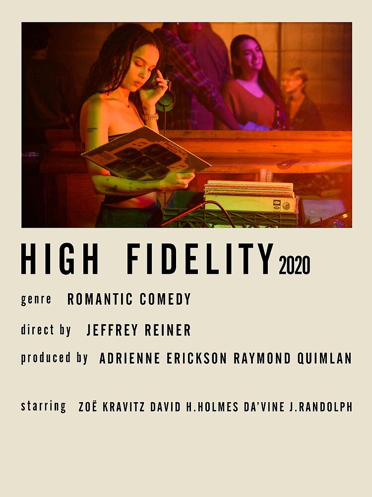 "High Fidelity (2020) Poster" Poster for Sale by NBorrego | Redbubble