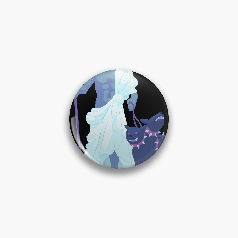 "Hades Greek Mythology" Pin for Sale by Mimic-Gaming-Co | Redbubble