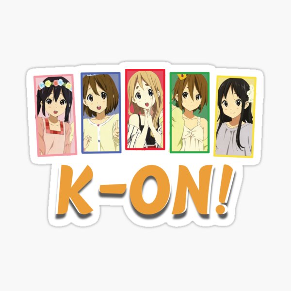 "K-on!" Sticker for Sale by Katsugo | Redbubble
