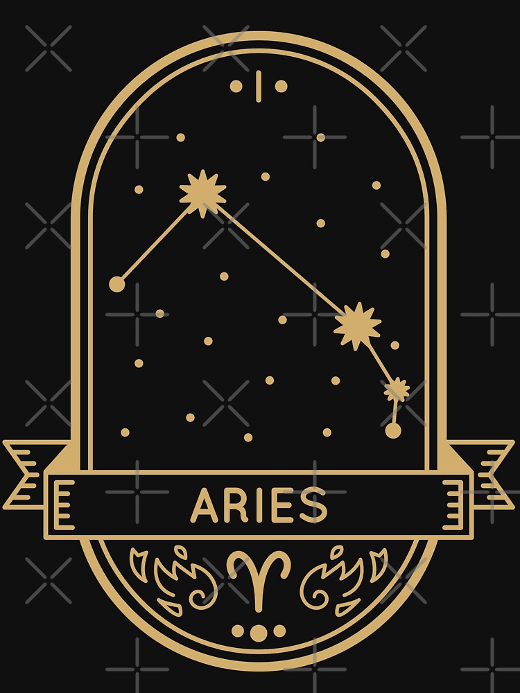 "Aries Gold Sigil" T-shirt by Mimic-Gaming-Co | Redbubble