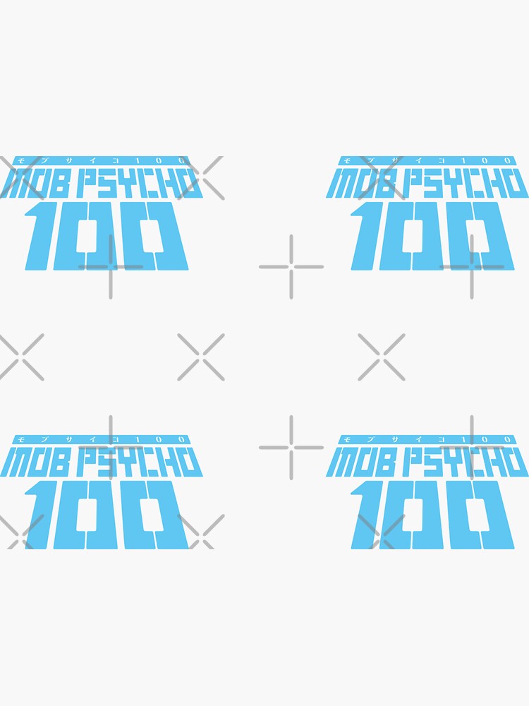 "Mob Psycho 100, blue" Sticker for Sale by Gaalaxyz | Redbubble