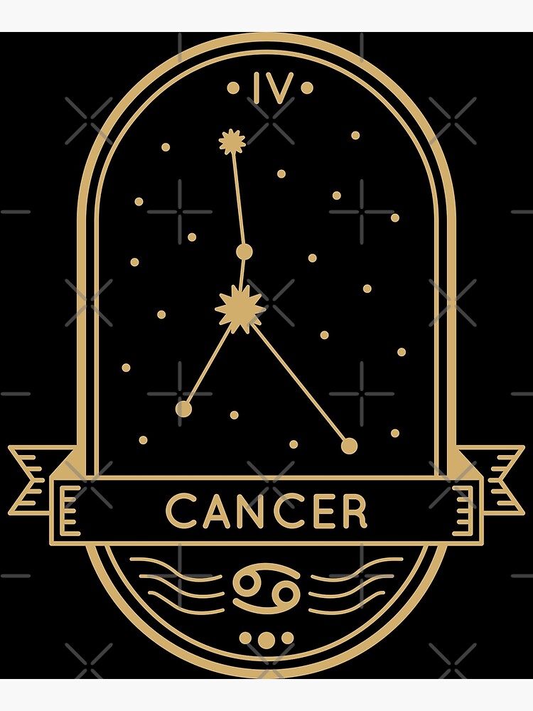 "Cancer Gold Sigil" Poster for Sale by Mimic-Gaming-Co | Redbubble