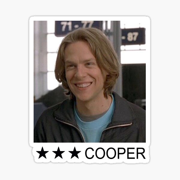 "Cooper" Sticker for Sale by nickmeece | Redbubble