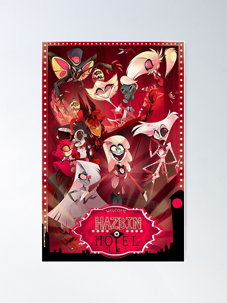 Poster Vintage Di Hazbin Hotel - Benvenuto A Hazbin Hotel venduto da ...