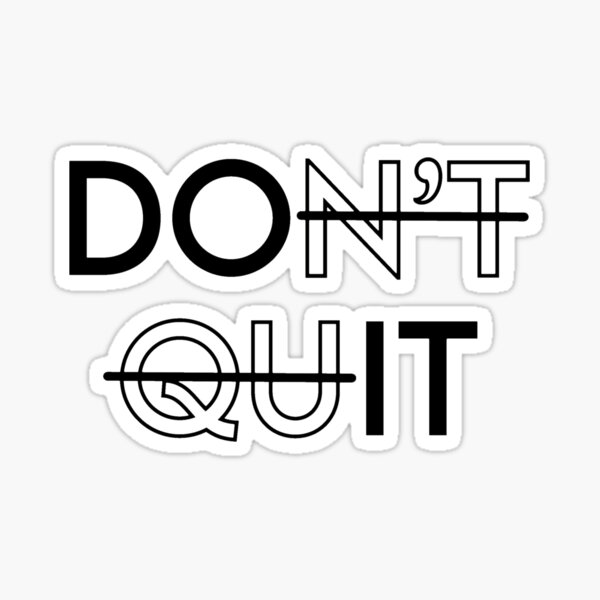 Do It” Motivational Sticker" Sticker for Sale by Gracebello | Redbubble