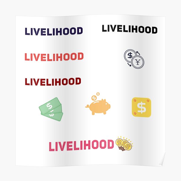 "Livelihood Currency" Poster by Rabia01 | Redbubble