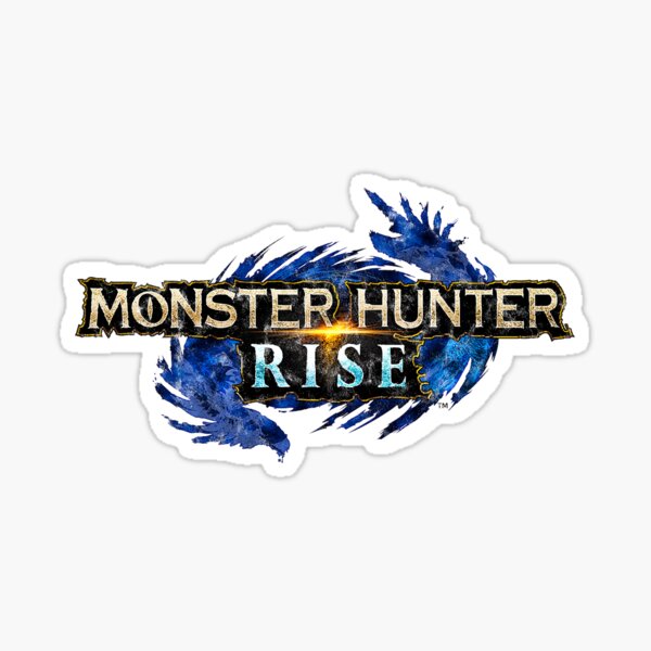 "Monster Hunter Rise Distressed Logo" Sticker for Sale by BrotherOfPerl ...