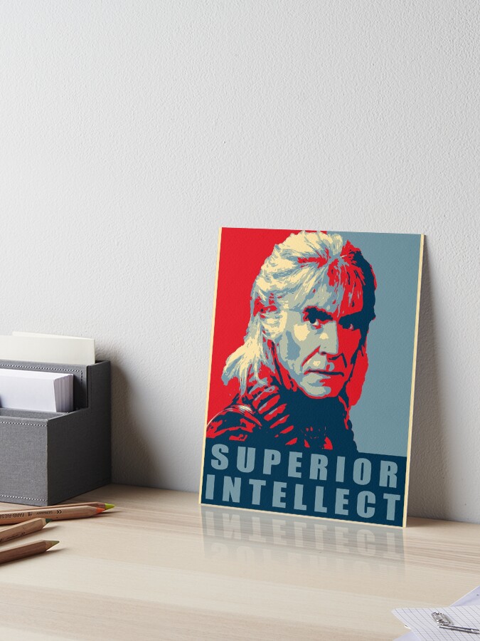 "superior intellect" Art Board Print for Sale by mechashiva76 | Redbubble