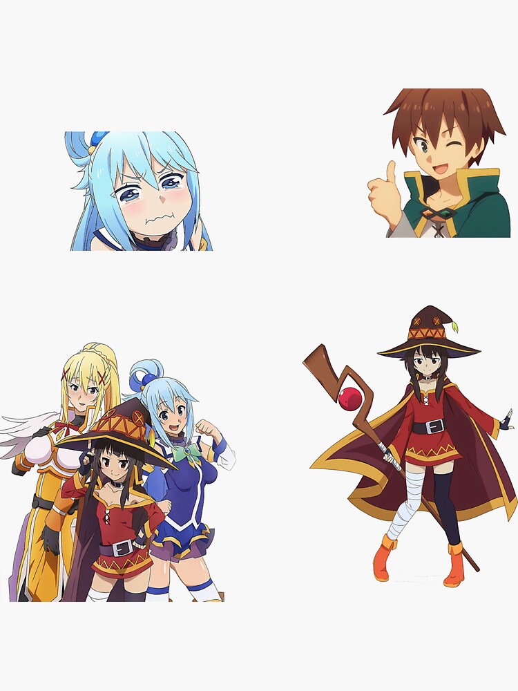 "Konosuba stickers" Sticker by Anime-Dude | Redbubble