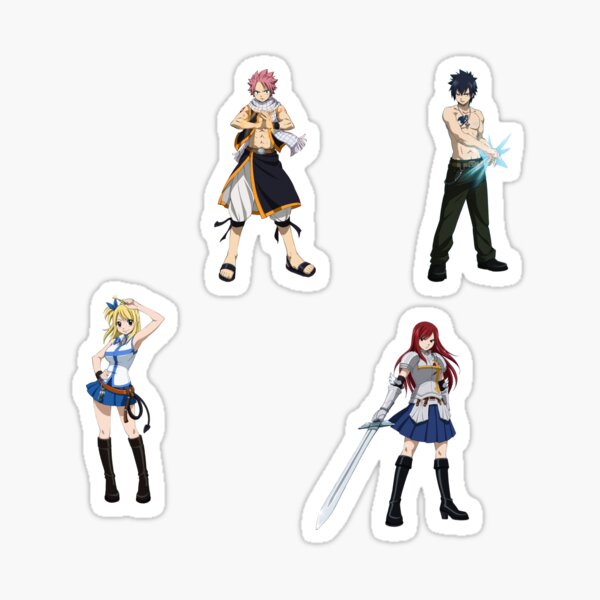 "Fairy tail stickers" Sticker by Anime-Dude | Redbubble