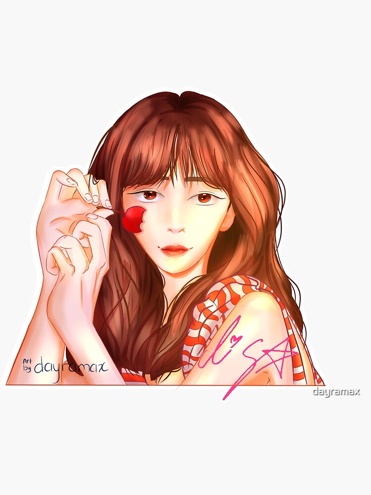 "blackpink lisa sticker" Sticker for Sale by dayramax | Redbubble
