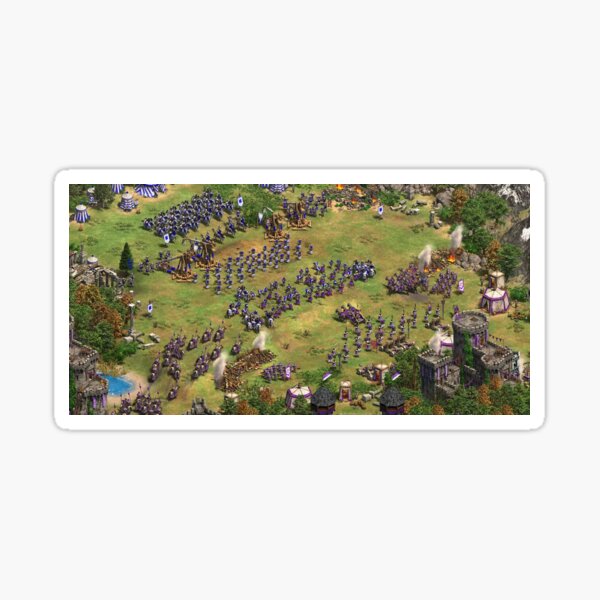 "Age of Empires II War Screenshot" Sticker for Sale by slappybag9 ...