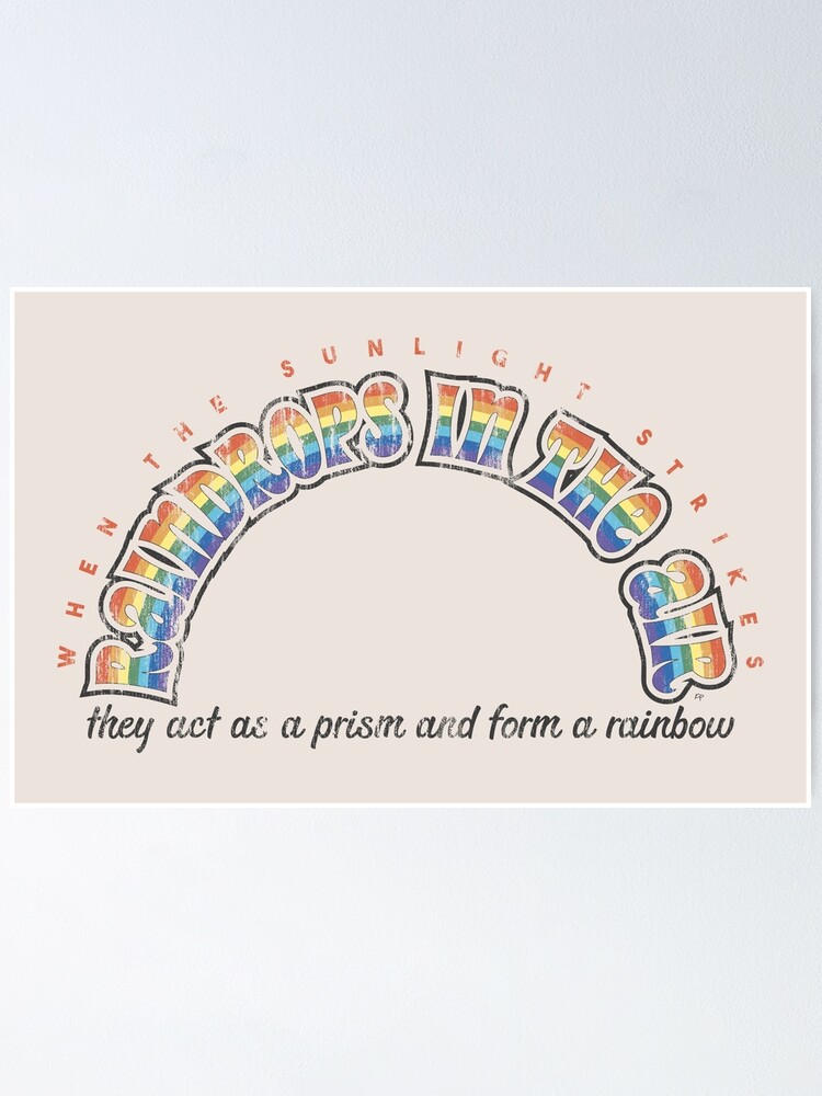 "The Rainbow Passage" Poster by kyleandrewprice | Redbubble