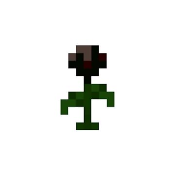 "Minecraft Wither Rose" Sticker for Sale by ava-agreste | Redbubble