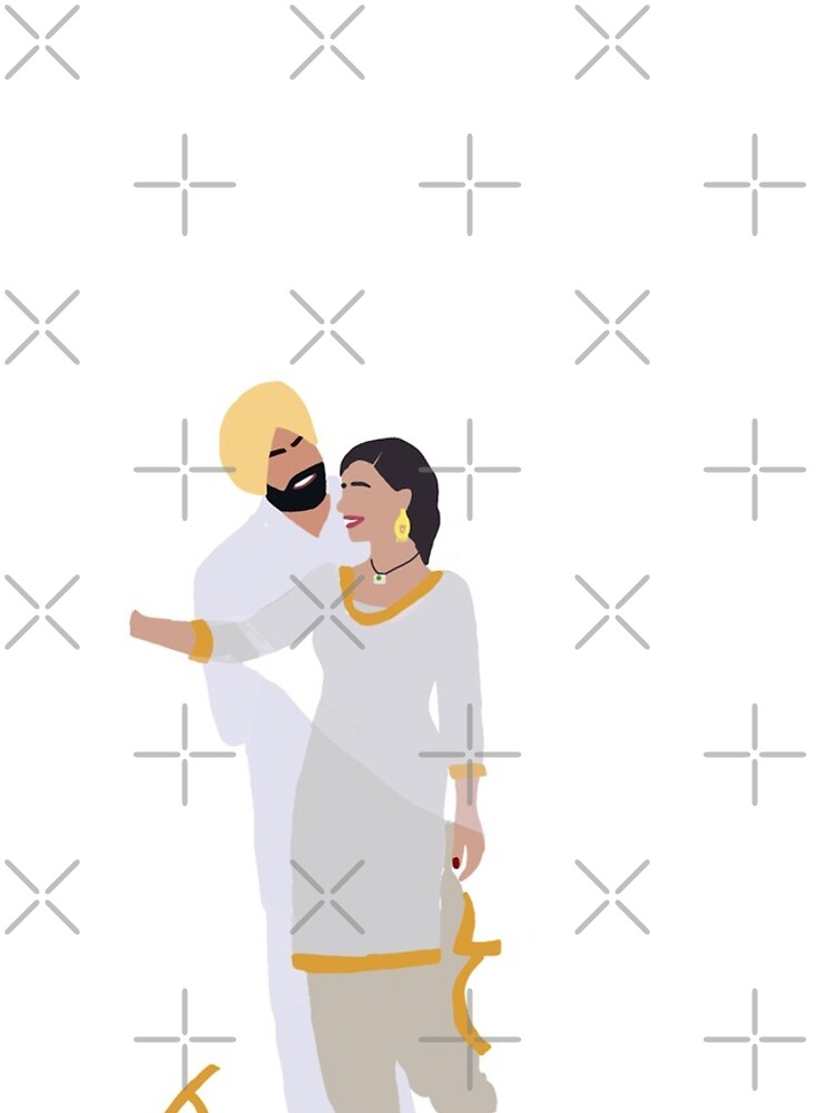 "jeet + teg (sufna, ammy virk + tania)" iPhone Case for Sale by ...